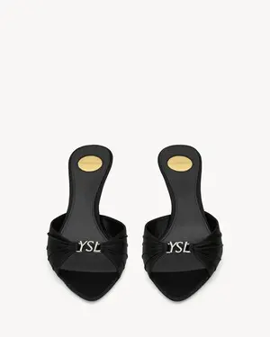 Saint Laurent Jerry Logo Embellished Mules
