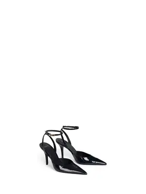 Balmain Patent Leather Strappy Stiletto Pumps
