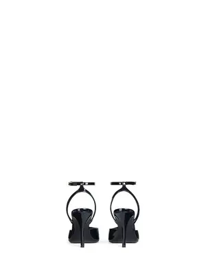 Balmain Patent Leather Strappy Stiletto Pumps
