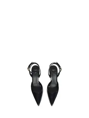 Balmain Patent Leather Strappy Stiletto Pumps