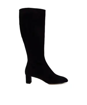 AeydĒ Marty 50 Suede Knee-high Boots - Black