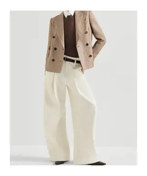 Brunello Cucinelli Cashmere Knit T-shirt With Monili