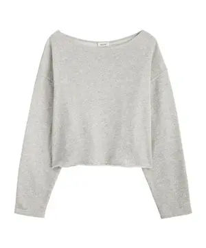 American Vintage Kodytown Cotton Sweatshirt - White
