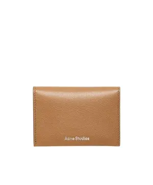 Acne Studios Folded Card Holder - Brown