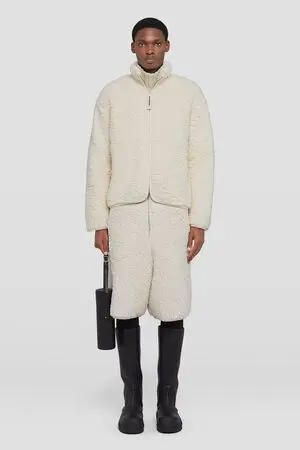 JIL SANDER Textured Fleece Shorts