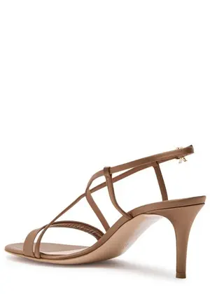 GIANVITO ROSSI Larisse 70 Satin Sandals