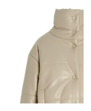 Nanushka High-neck Puffer Jacket With Satin Lining