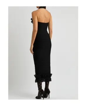 SELF-PORTRAIT X Christopher Kane Lace-trimmed Midi Dress
