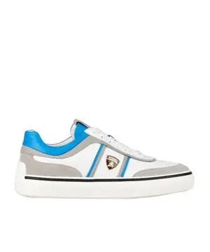 TOD'S Automobili Lamborghini Panelled Lace-up Leather Sneakers