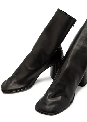 LEMAIRE Glove 80 Leather Ankle Boots