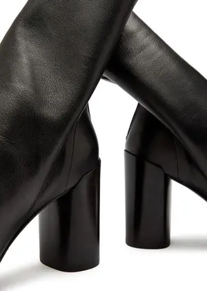 LEMAIRE Glove 80 Leather Ankle Boots