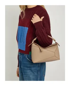 Loewe Puzzle Edge Small Leather Shoulder Bag