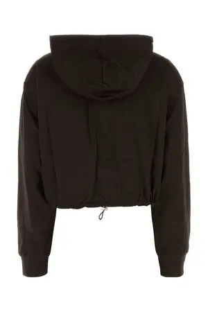 Prada Half-zipped Drawstring Hoodie
