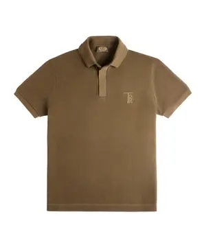 TOD'S Short-sleeve Polo Shirt - Brown