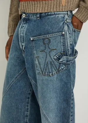 J.W.ANDERSON Twisted Workwear Straight-leg Jeans