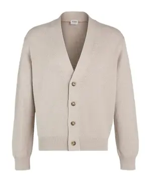 TOD'S Long-sleeved V-neck Cardigan
