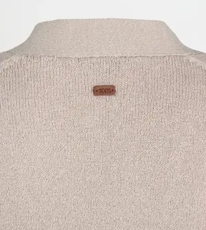 TOD'S Long-sleeved V-neck Cardigan