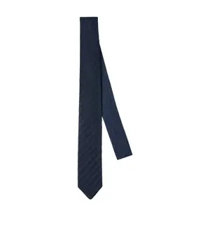 Brunello Cucinelli Textured Silk Tie - Blue