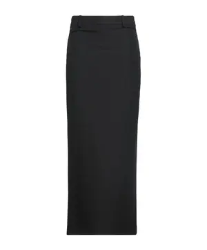 Balenciaga Midi Skirt With Waist Loop And Back Slit