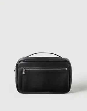 Brunello Cucinelli Grain Leather Beauty Case