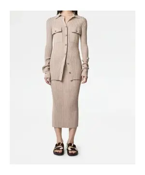 TOD'S Ribbed Chest-pocket Cardigan
