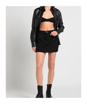 Balenciaga Mini Skirt With Single-button Zipper