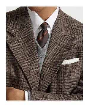 Brunello Cucinelli Striped Silk Tie