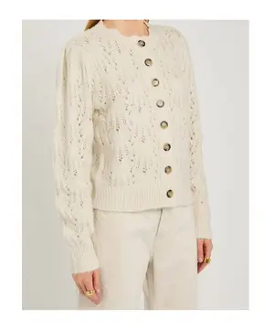 Isabel Marant Étoile Maxine Openwork Alpaca-blend Cardigan
