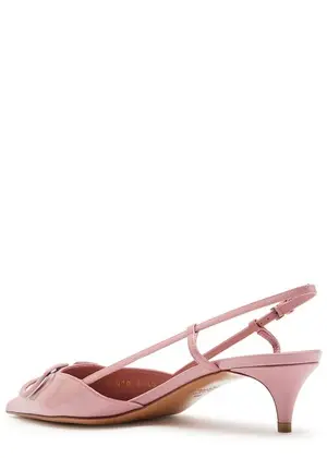 Valentino Garavani Vlogo 40 Patent Leather Slingback Pumps