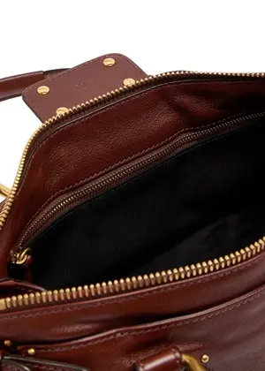 Chloé Paddington Grained Leather Shoulder Bag