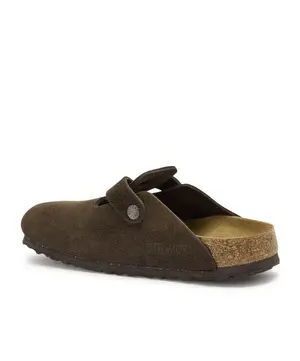BIRKENSTOCK Boston Suede Clogs