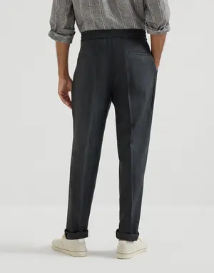 Brunello Cucinelli Pleated Drawstring Trousers