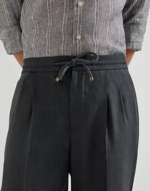 Brunello Cucinelli Pleated Drawstring Trousers