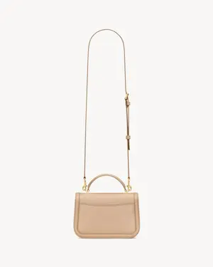 Saint Laurent Solferino Mini Top Handle Bag - Light Beige