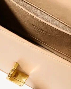Saint Laurent Solferino Mini Top Handle Bag - Light Beige