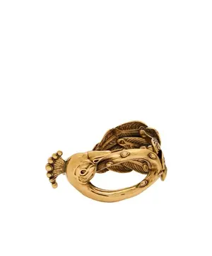 Chloé Brass Peacock Bracelet - Yellow
