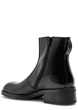 LEMAIRE Patent Leather Chelsea Boots