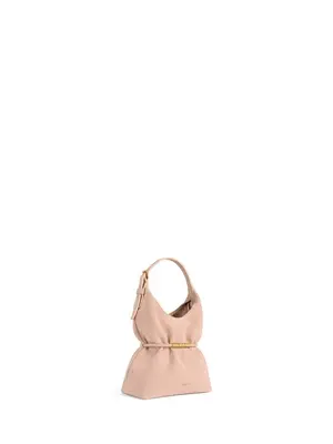 Balmain Suede Sphynx Mini Bag - Pink