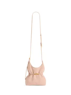 Balmain Suede Sphynx Mini Bag - Pink
