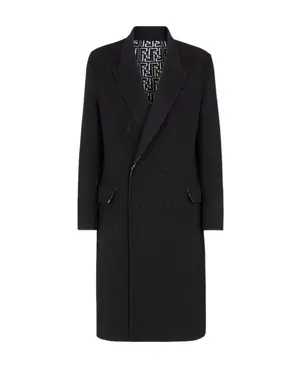 Fendi Reversible Monogram Double-breasted Coat