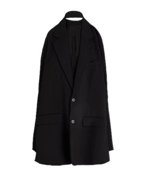 Balenciaga Crepe Open Back Halterneck Dress