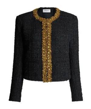Balmain Embroidered Tweed Jacket