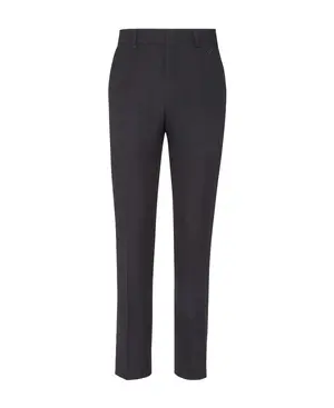 Fendi Straight Leg Tailored Trousers - Black