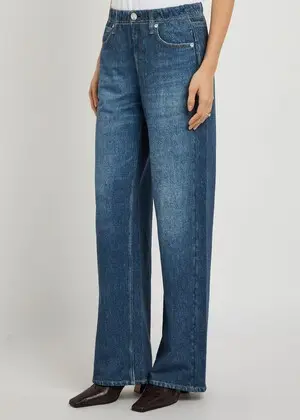 Rag & Bone Miramar Jeans-print Terry Trousers