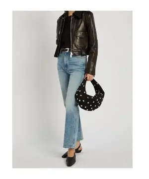 Khaite Olivia Medium Studded Top Handle Bag