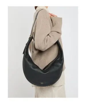 Khaite Augustina Grained Leather Shoulder Bag