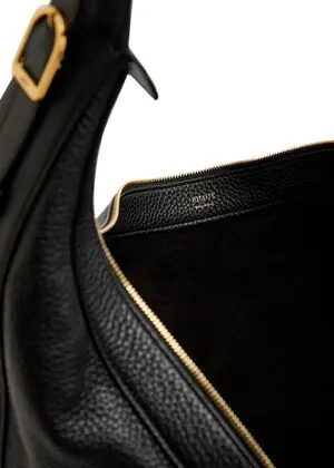 Khaite Augustina Grained Leather Shoulder Bag