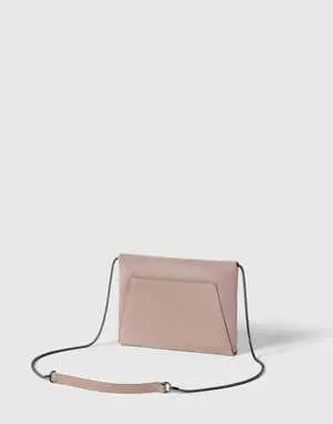 Brunello Cucinelli Bc Duo Pochette In Suede With Precious Chain