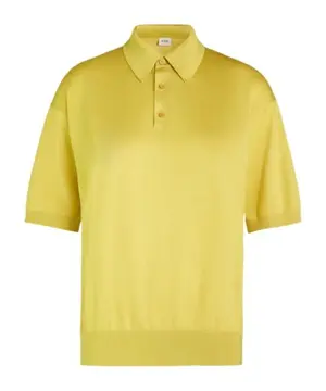 TOD'S Button-fastening Polo Shirt - Yellow