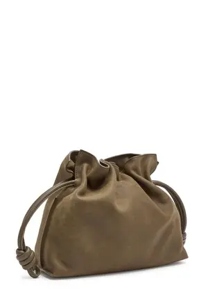 Loewe Drawstring Clutch - Brown